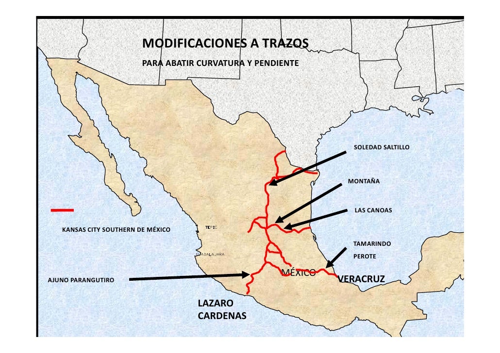 Vias ferreas en méxico ing. isacc moscoso