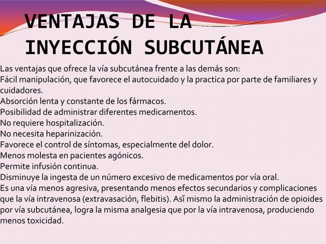 VIA SUBCUTANEA INMUNIZACIONES Huayllani Marleny | PPTX
