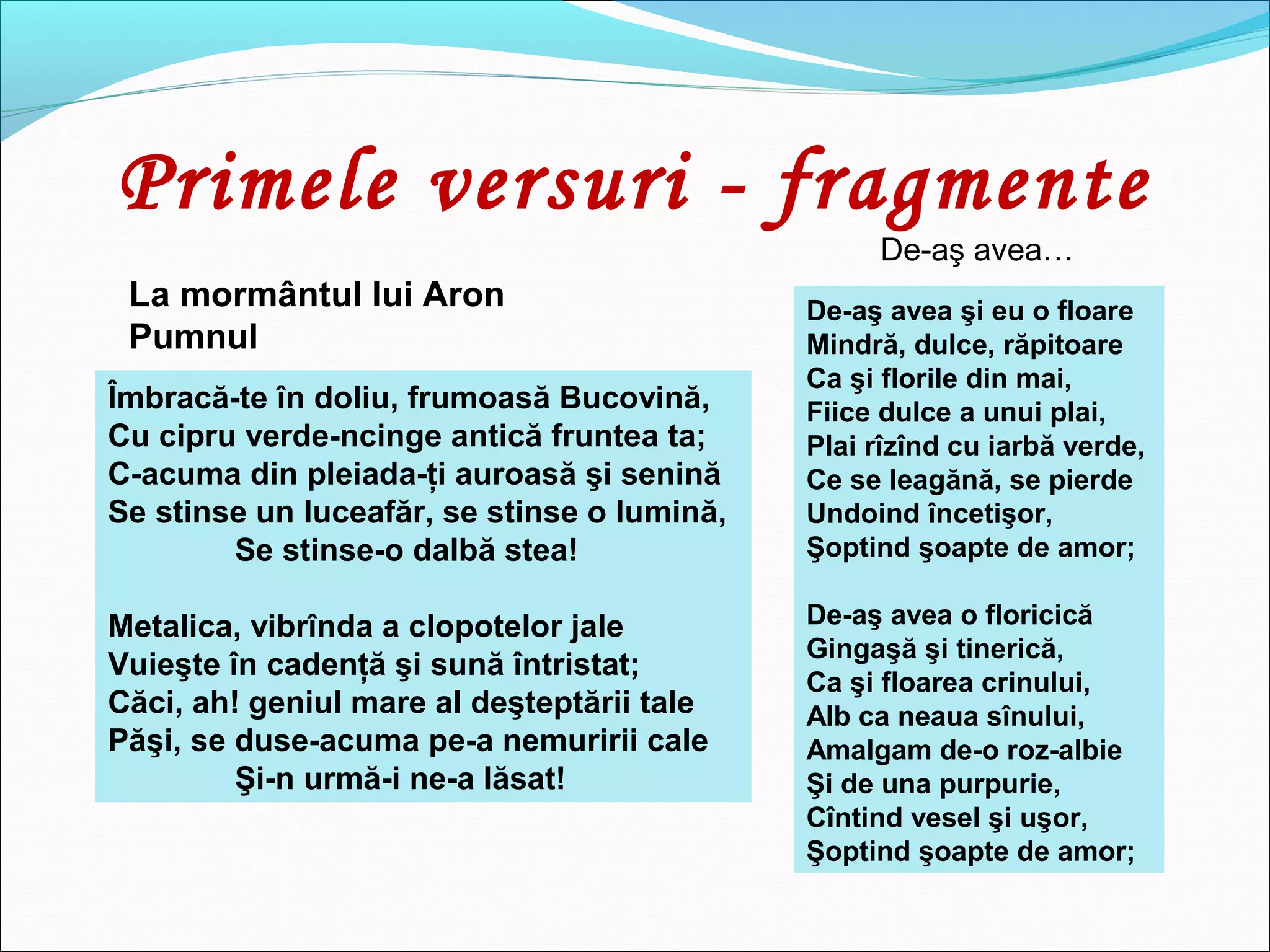 Viata si activitatea lui mihai eminescu | PPT