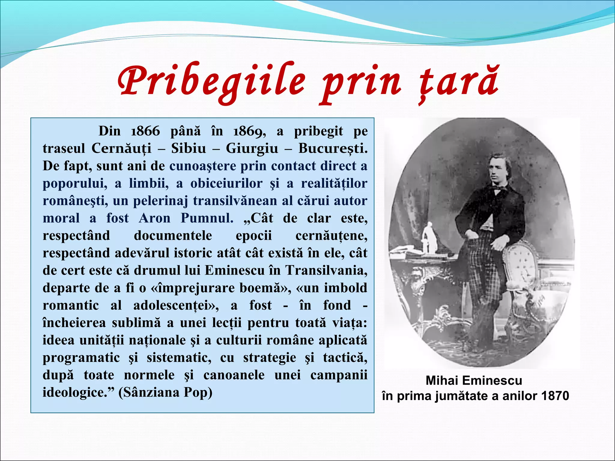 Viata si activitatea lui mihai eminescu | PPT