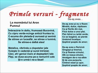 Viata si activitatea lui mihai eminescu | PPT