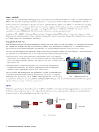 RF Analysis at Fiber-based Cell Sites with CPRI | PDF | Computer ...