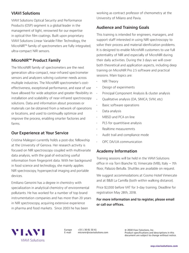 Viavi Solutions Academy | PDF