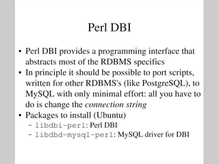 BITS: Introduction to relational databases and MySQL - Schema design | PDF