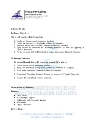 VI BCOM B_C IAS AND IFRS CP.doc | Business Accounting & Finance | Business