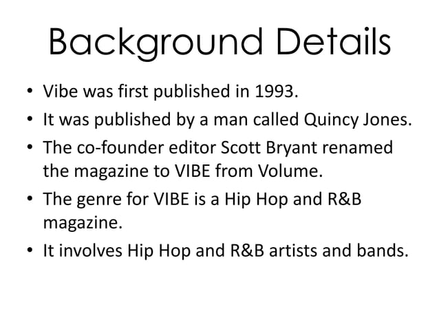 Vibe case study | PPTX