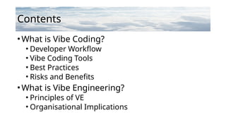 Introduction to Vibe Coding and Vibe Engineering | PPTX