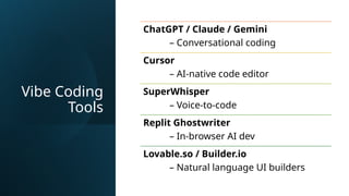 Introduction to Vibe Coding and Vibe Engineering | PPTX