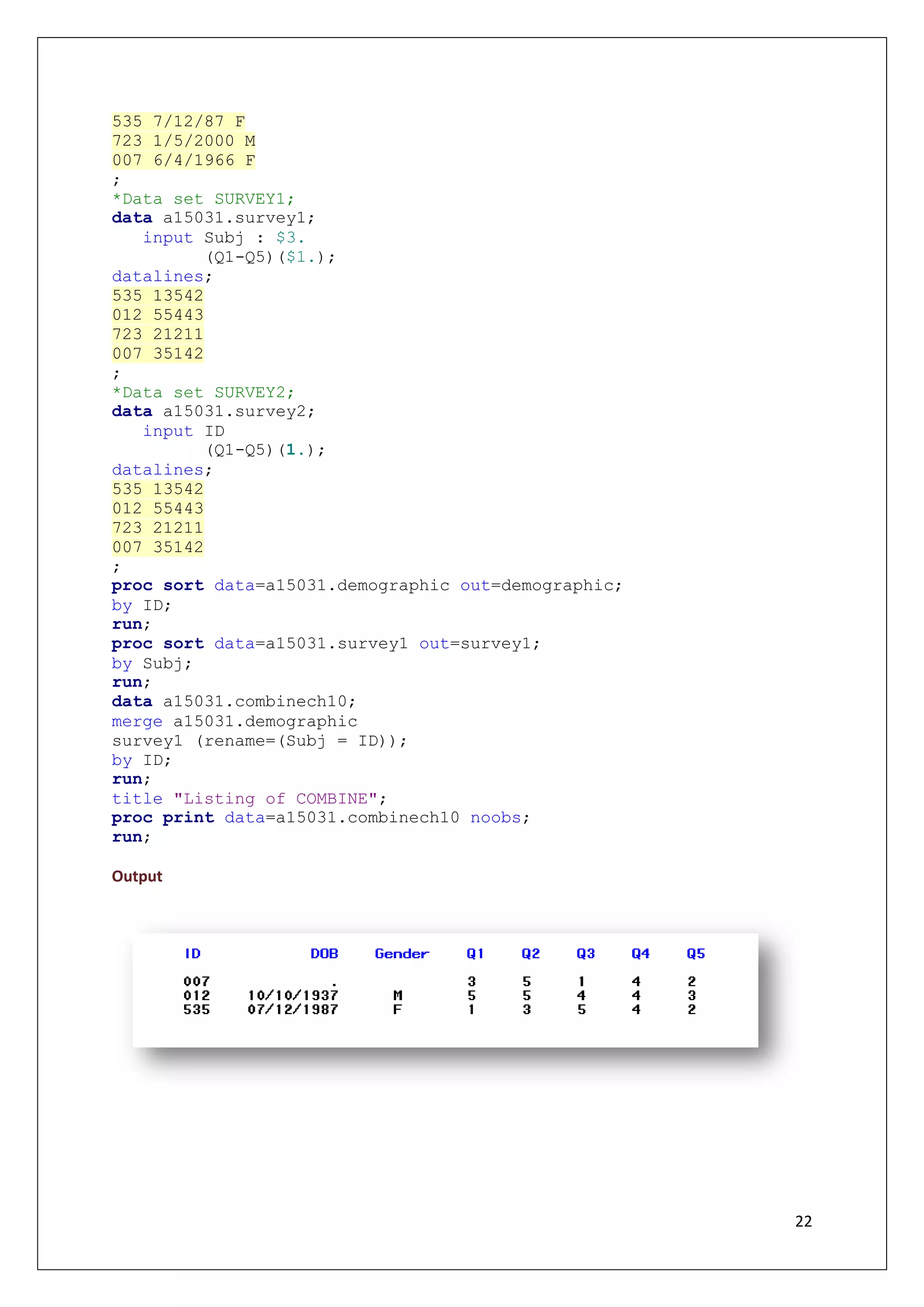 Learning SAS by Example -A Programmer’s Guide by Ron CodySolution | PDF | Computing | Technology ...