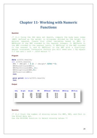Learning SAS by Example -A Programmer’s Guide by Ron CodySolution | PDF