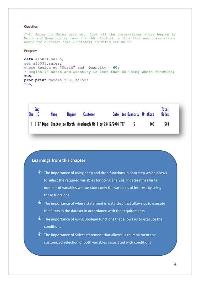 Learning SAS by Example -A Programmer’s Guide by Ron CodySolution