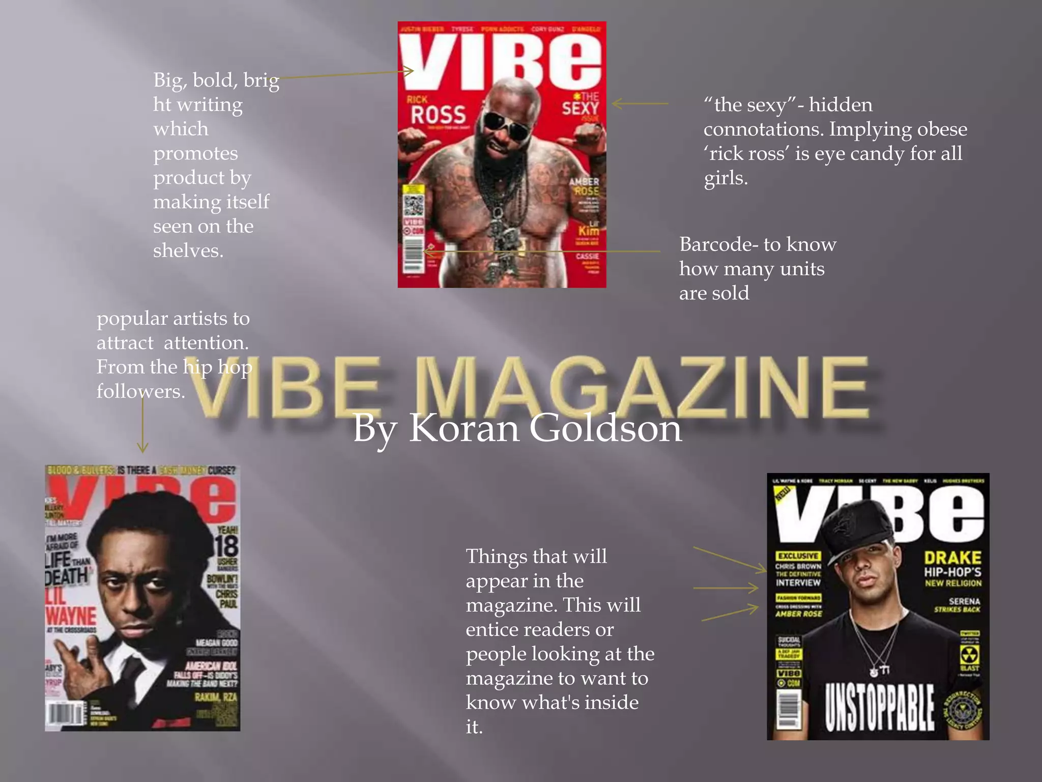 Vibe magazine pp | PPTX | Hip Hop Music | Music