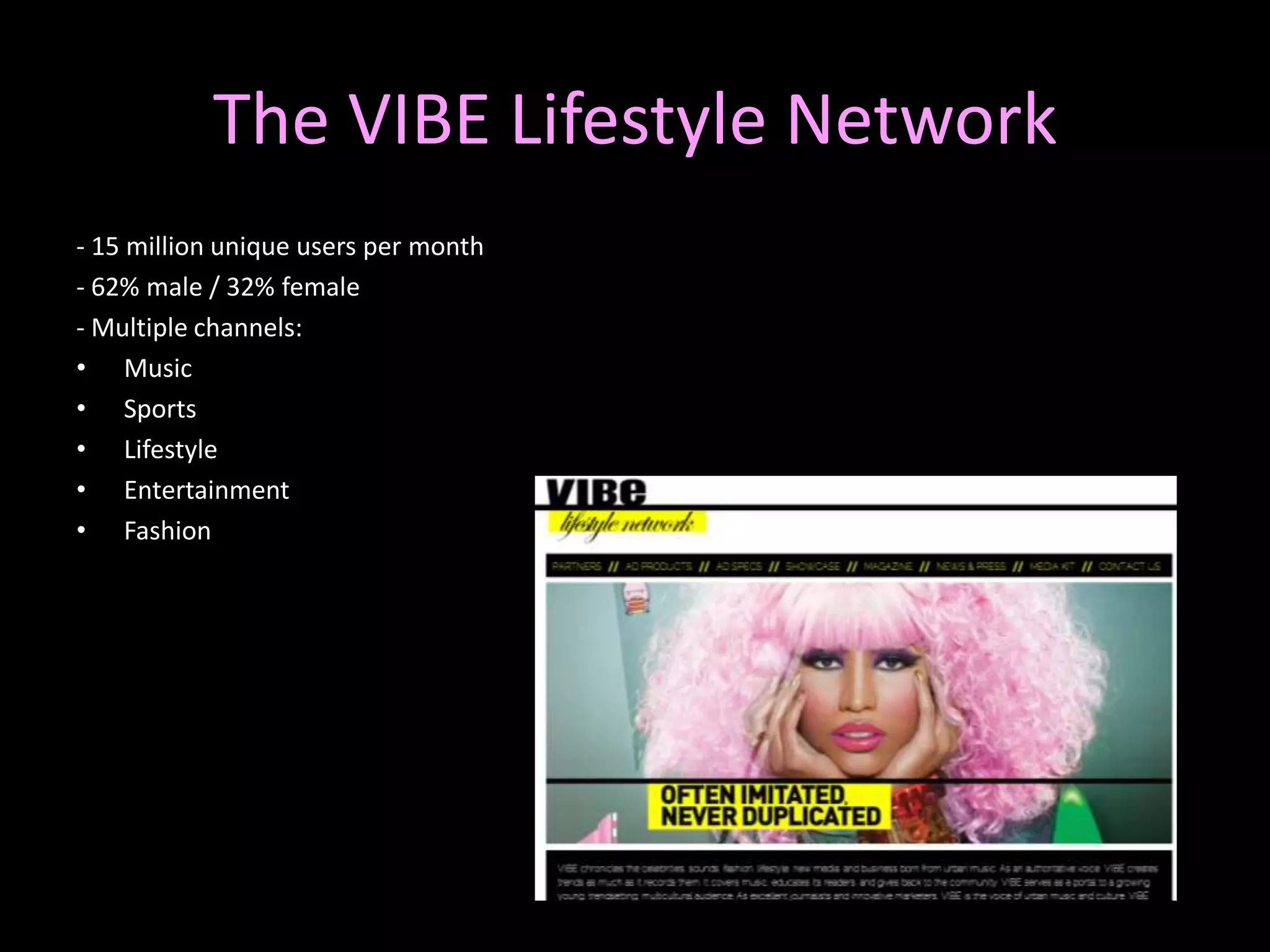 Vibe magazine Case study | PPT