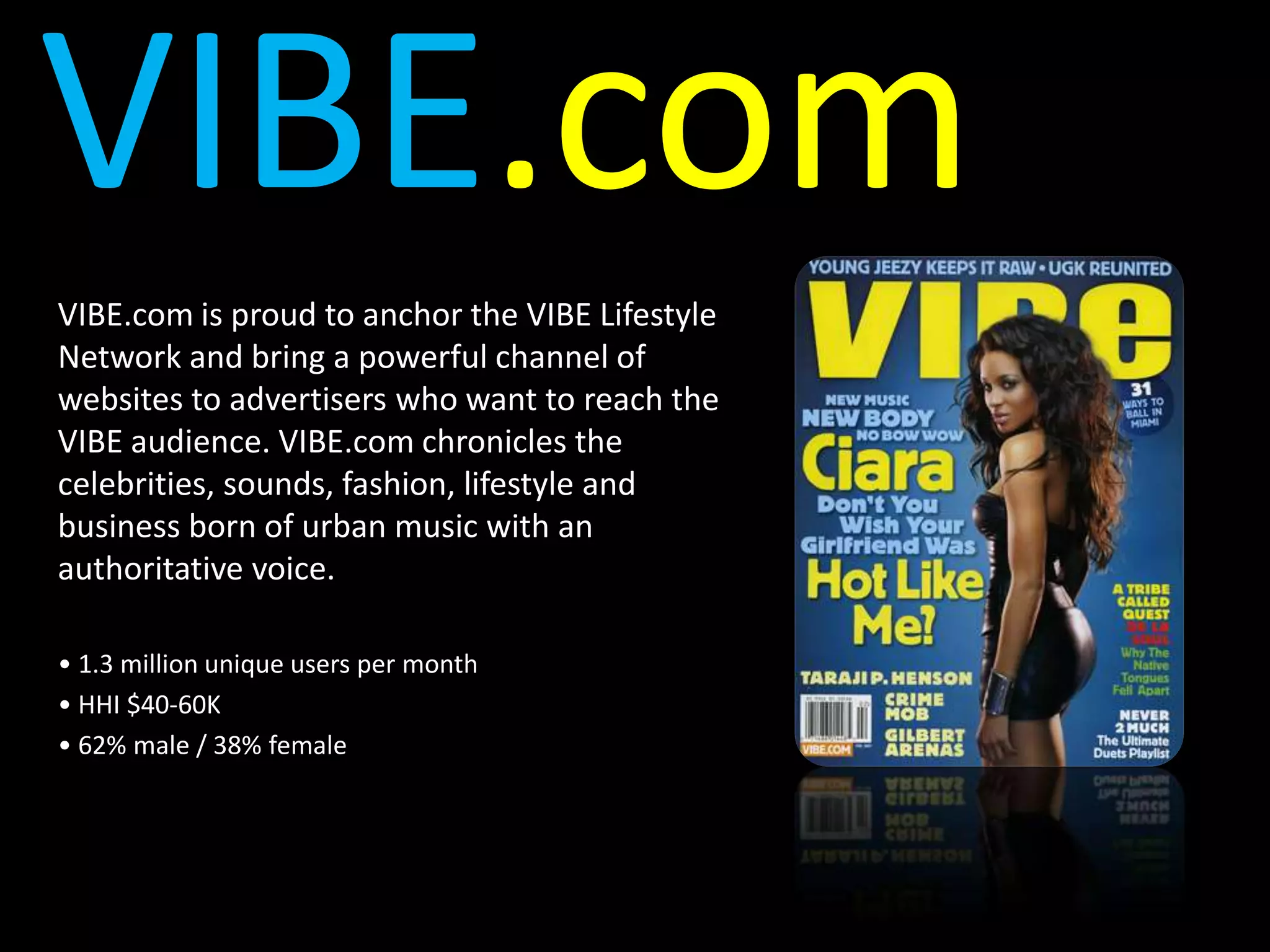 Vibe magazine Case study | PPT
