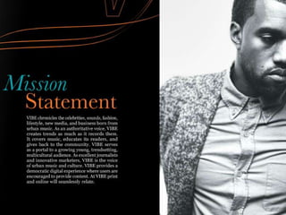 Vibe magazine Case study | PPT