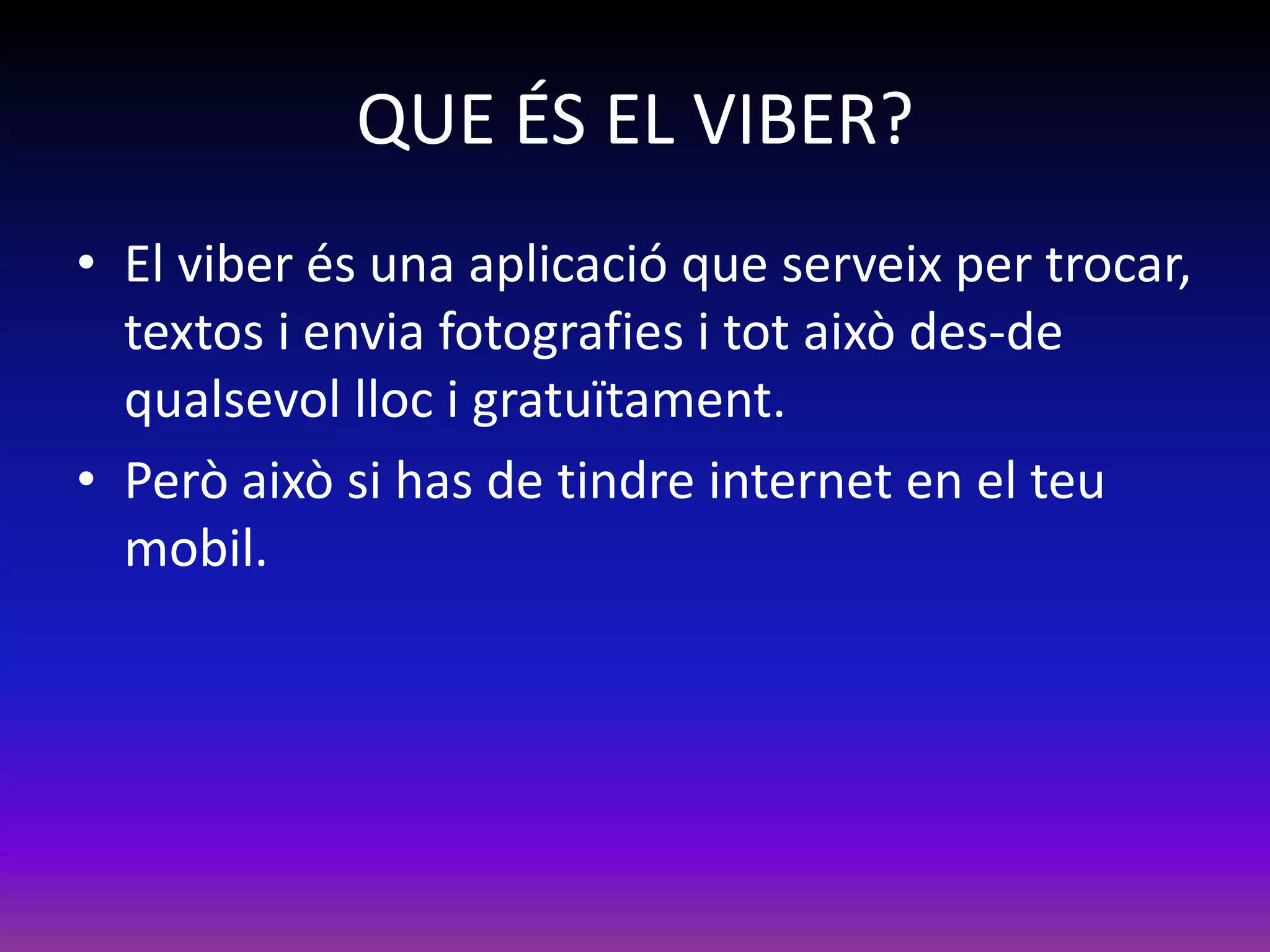 VIBER | PPT