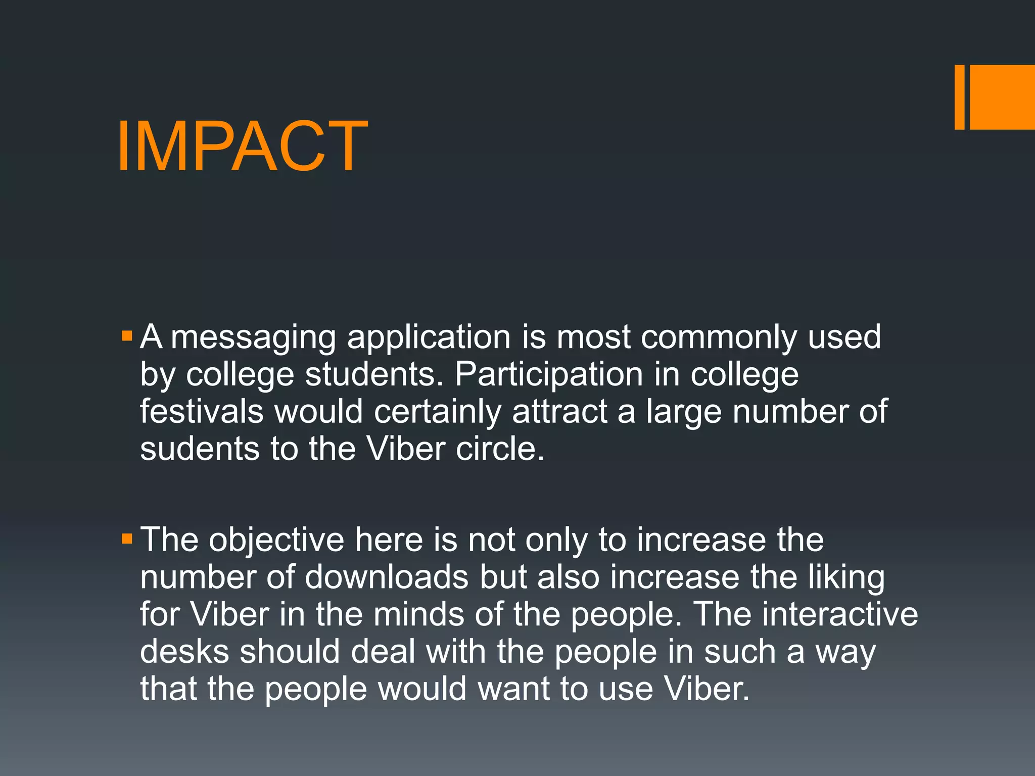 Viber marketing stratergies | PPTX | Business | Business and Finance