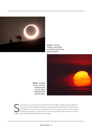 Vibert Noble - The Science Behind a Solar Eclipse | PDF