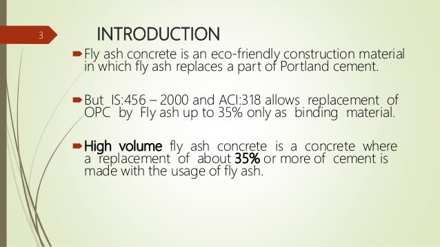 Fly Ash Concrete PPT