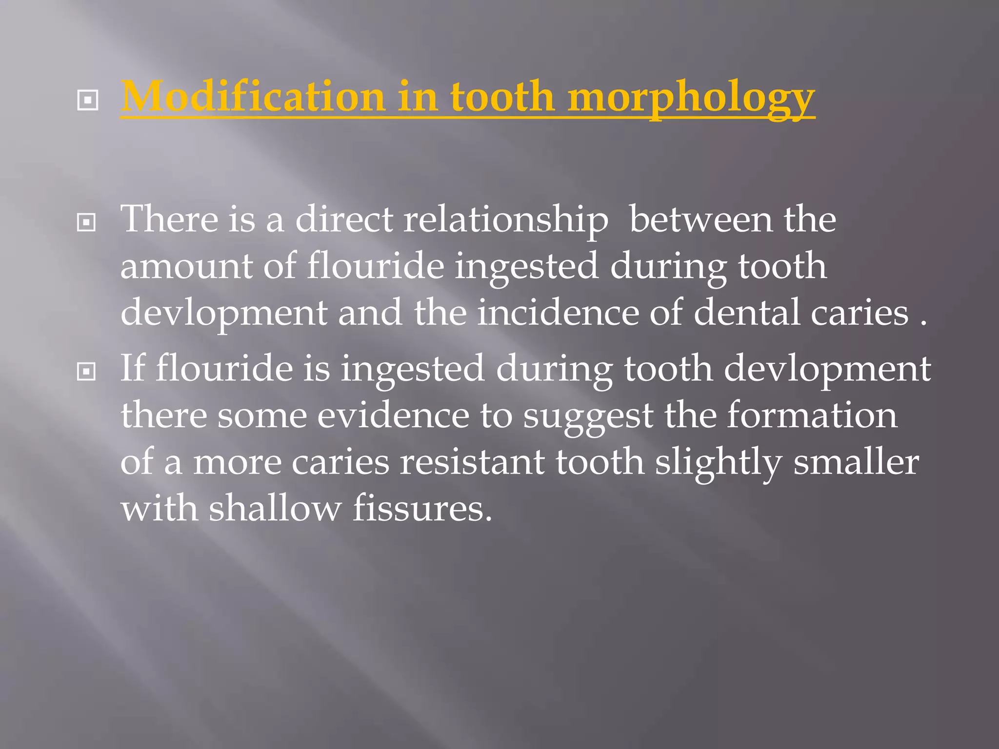 mechanism of action of fluoride in caries reduction | PPTX