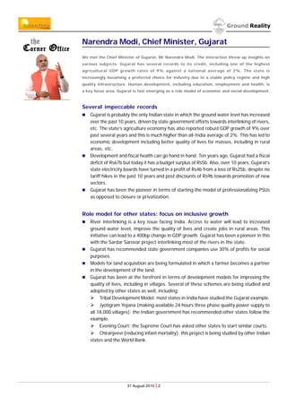 Vibrant gujarat, Glimpses of the Gujarat growth story | PDF