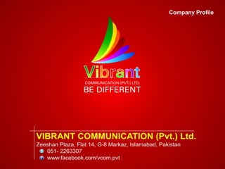 Vibrant Communication - Company Profile | PPT