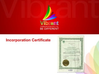 Vibrant Communication - Company Profile | PPT