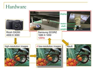 Vibrating displays | PPTX | Cameras and Camcorders | Consumer Electronics