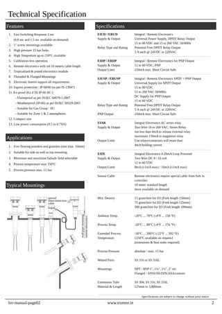 Vibrating Fork Level Limit Switch for Solids.pdf