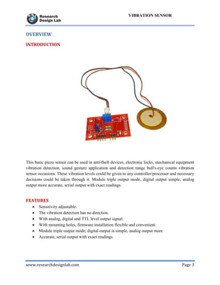 Digitla Vibration Sensor | PDF