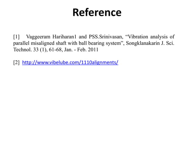 Vibration Analysis Due To Shaft Misalignment Pptx Radio Control Hobbies And Interests