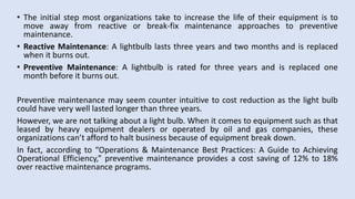 Vibration preventive maintenance, types , advantages | PPTX