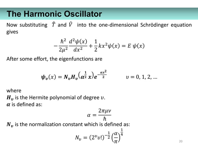 The Harmonic Oscillator/ Why do we need to study harmonic oscillator ...