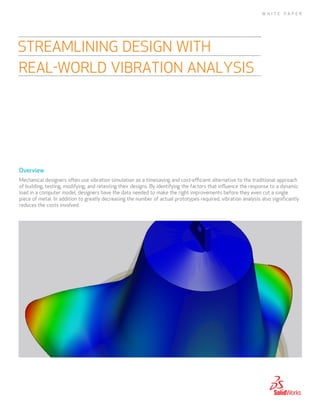 Streamlining Design With Real World Vibration Analysis | PDF