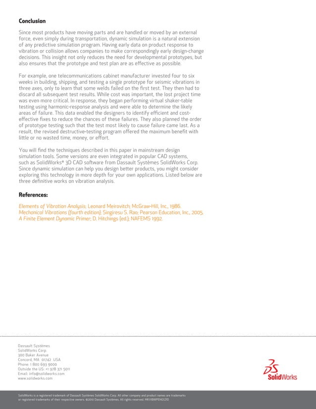 Streamlining Design With Real World Vibration Analysis | PDF