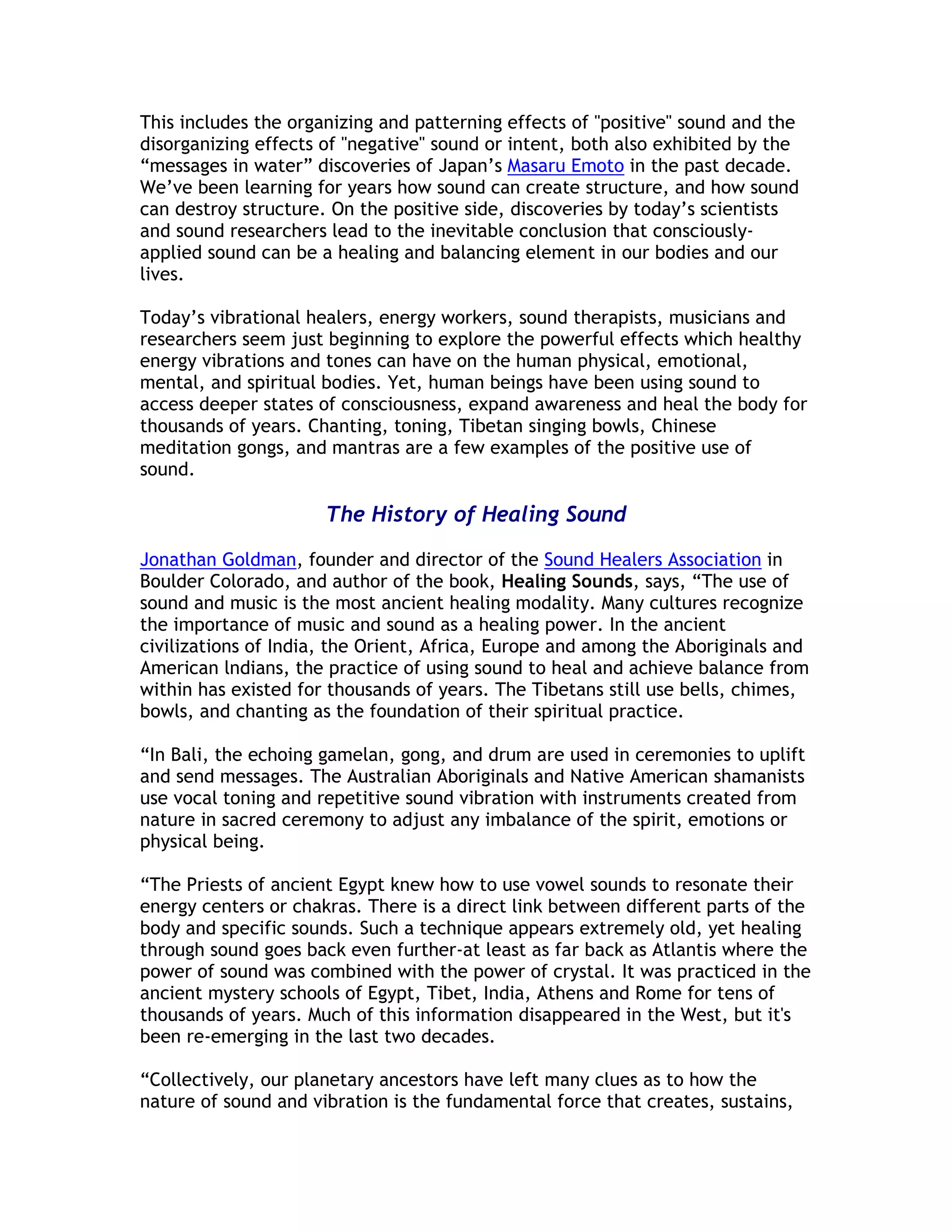 Vibrational awakening | PDF