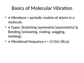 Vibrational Spectroscopy PPT.pptx