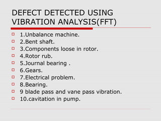 Vibration analysis at thermal power plants | PPT