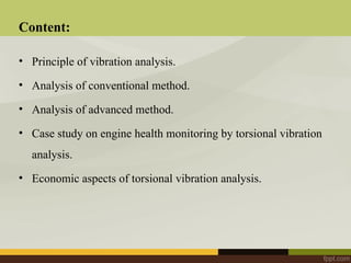 vibration analysis_Manu.MVibration analysis is a condition monitoring ...
