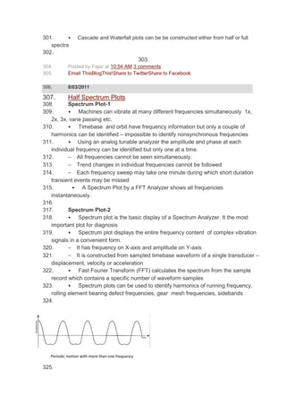 Vibration analysis of process plant machinery best | DOCX