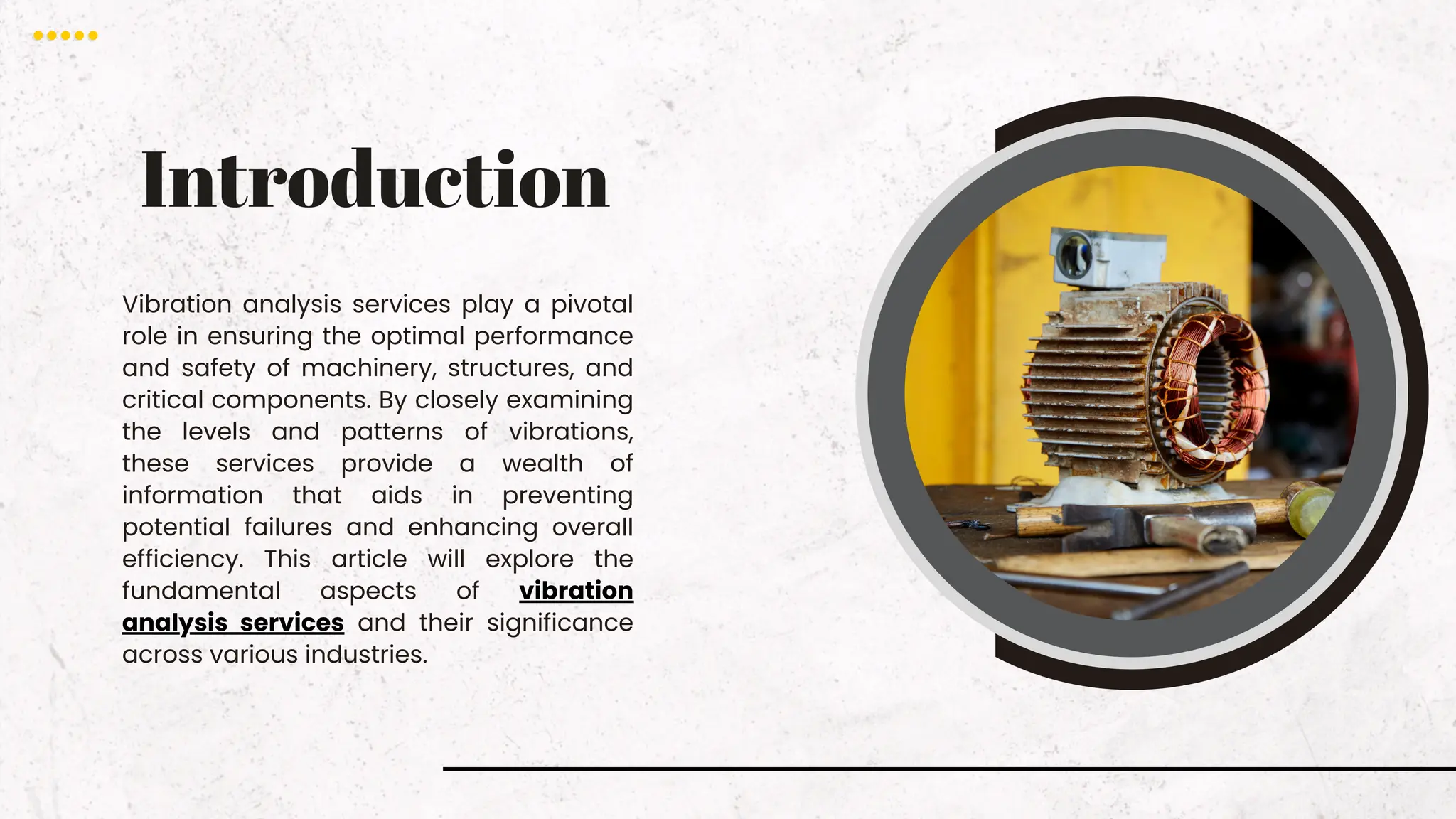 Vibration Analysis Services | PDF