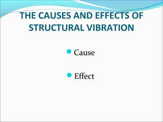 Vibration and damping | PPT