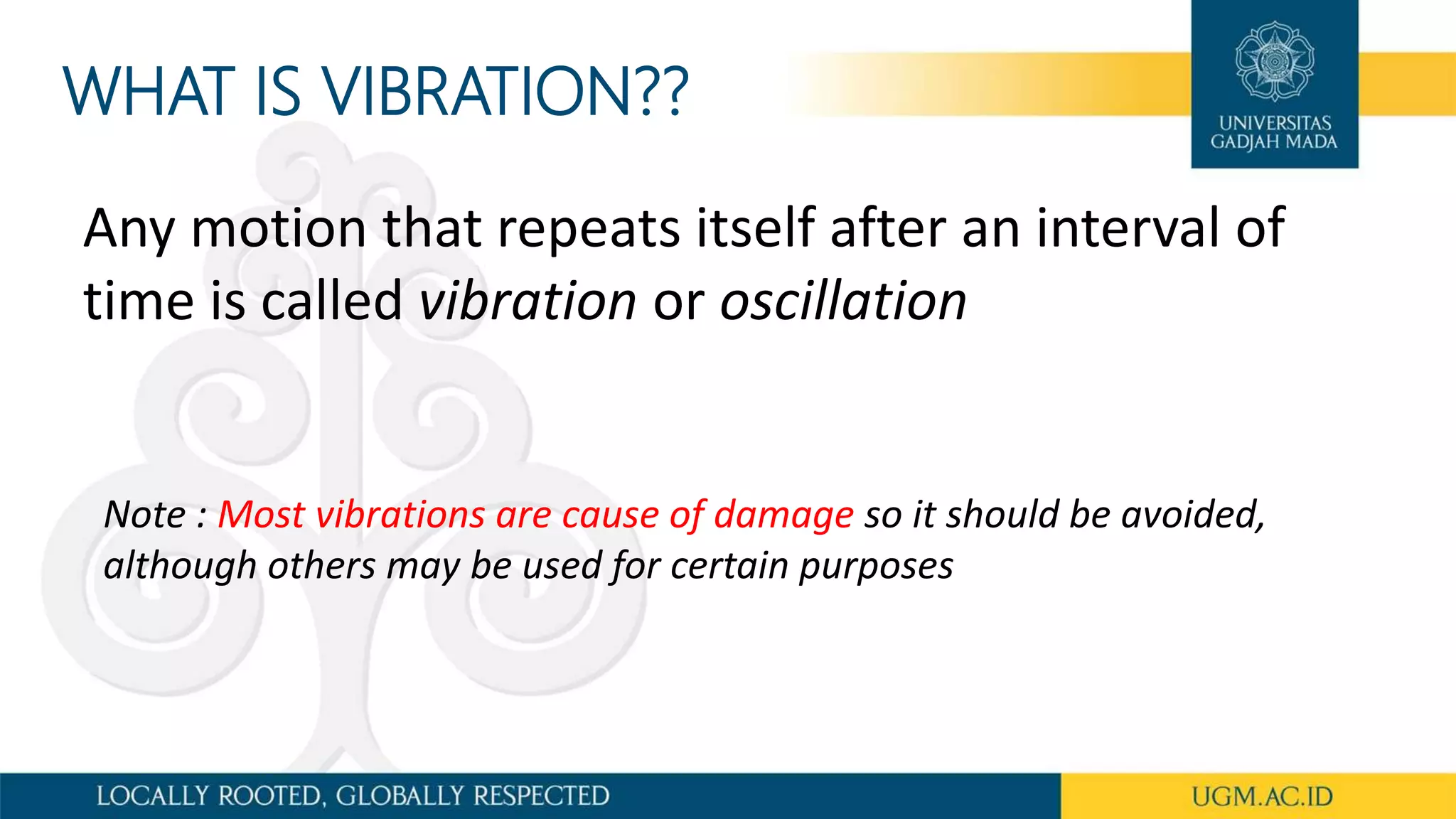 Vibration anti friction bearing | PPTX