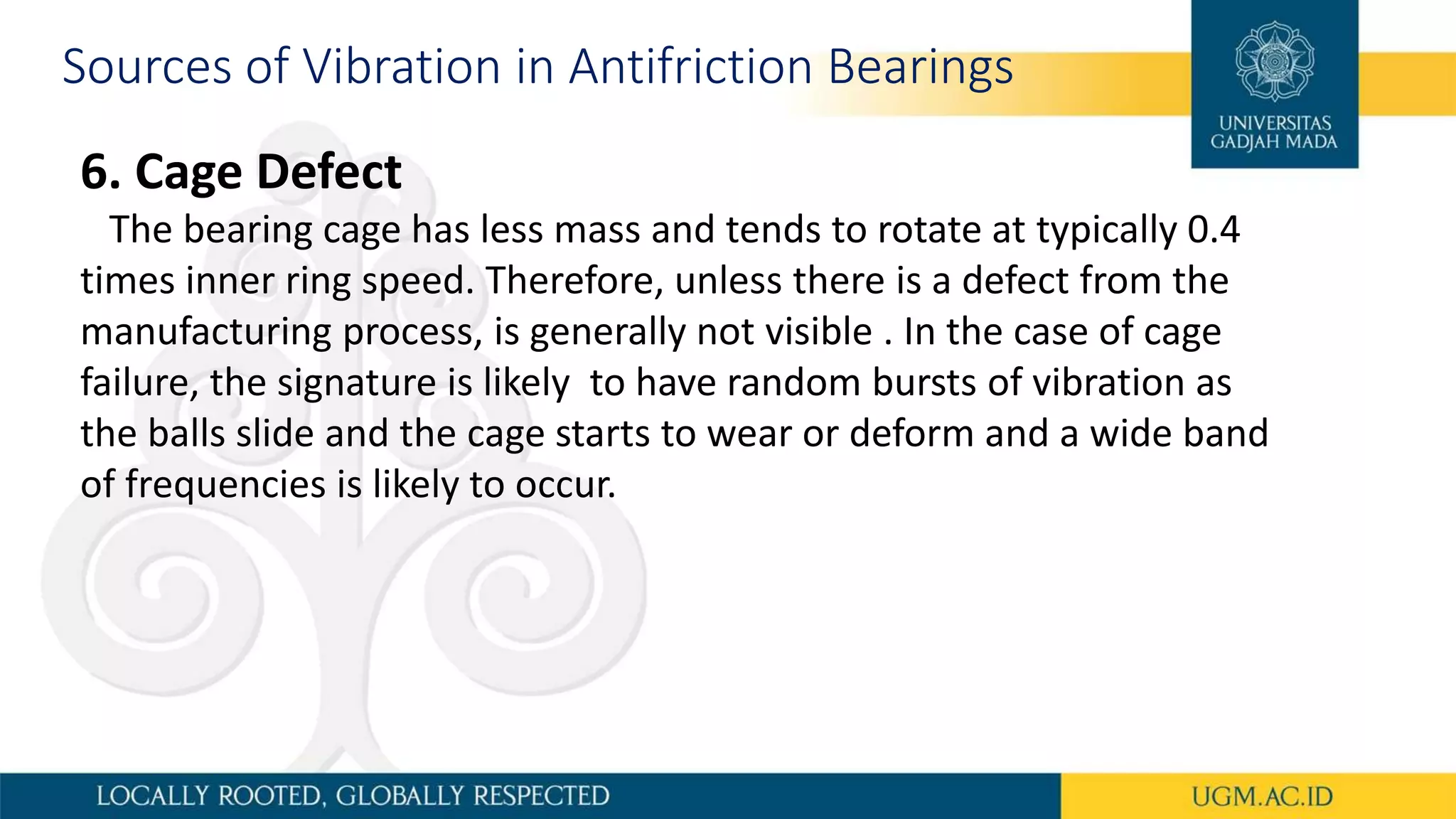 Vibration anti friction bearing | PPTX