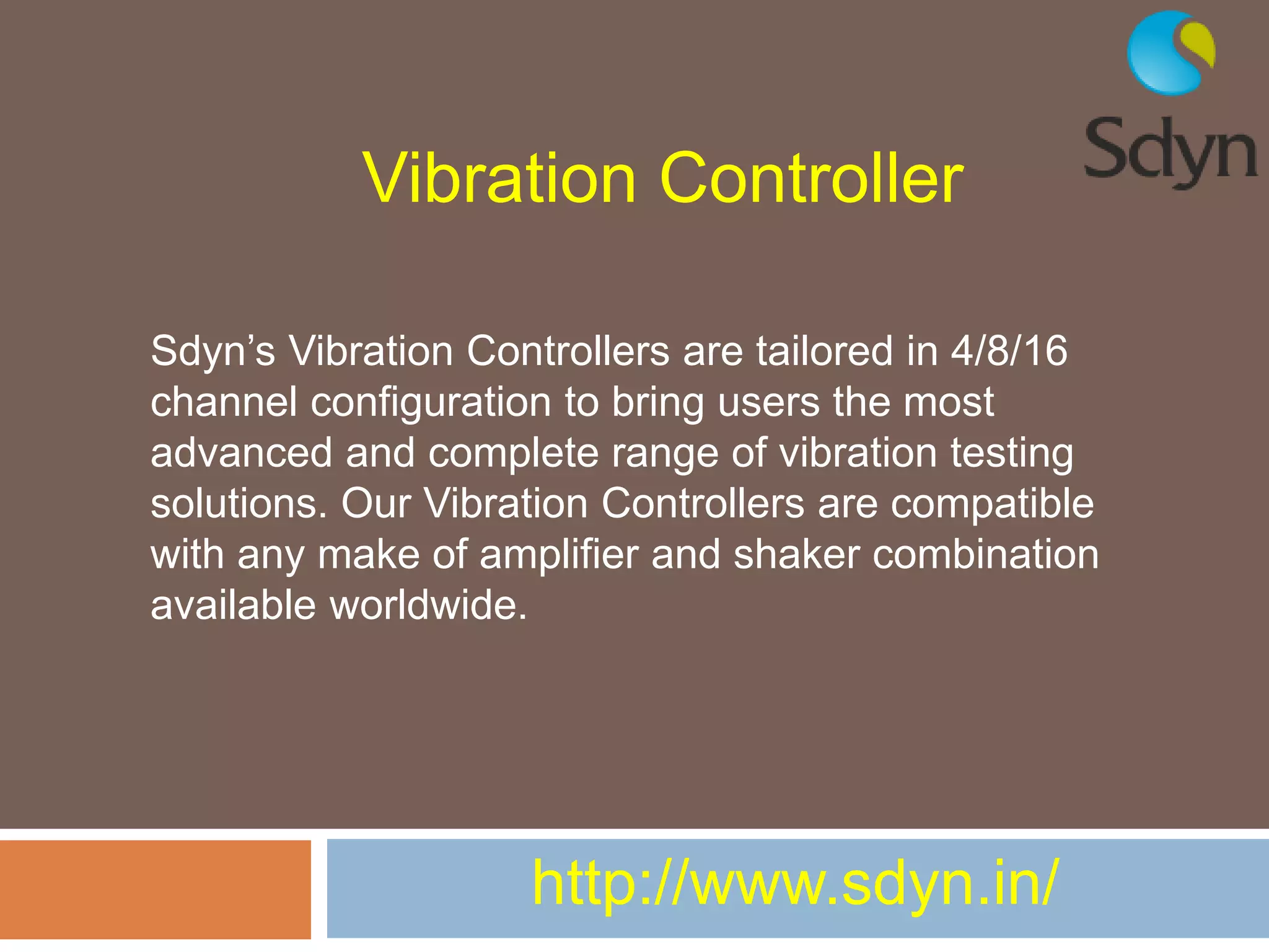 Vibration Controller | Electrodynamic Vibration System | PPTX