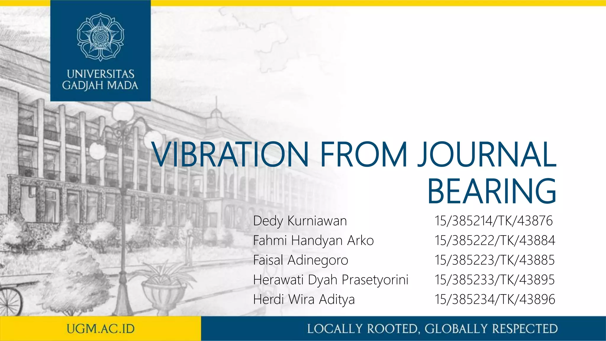 Vibration From Journal Bearing | PPTX