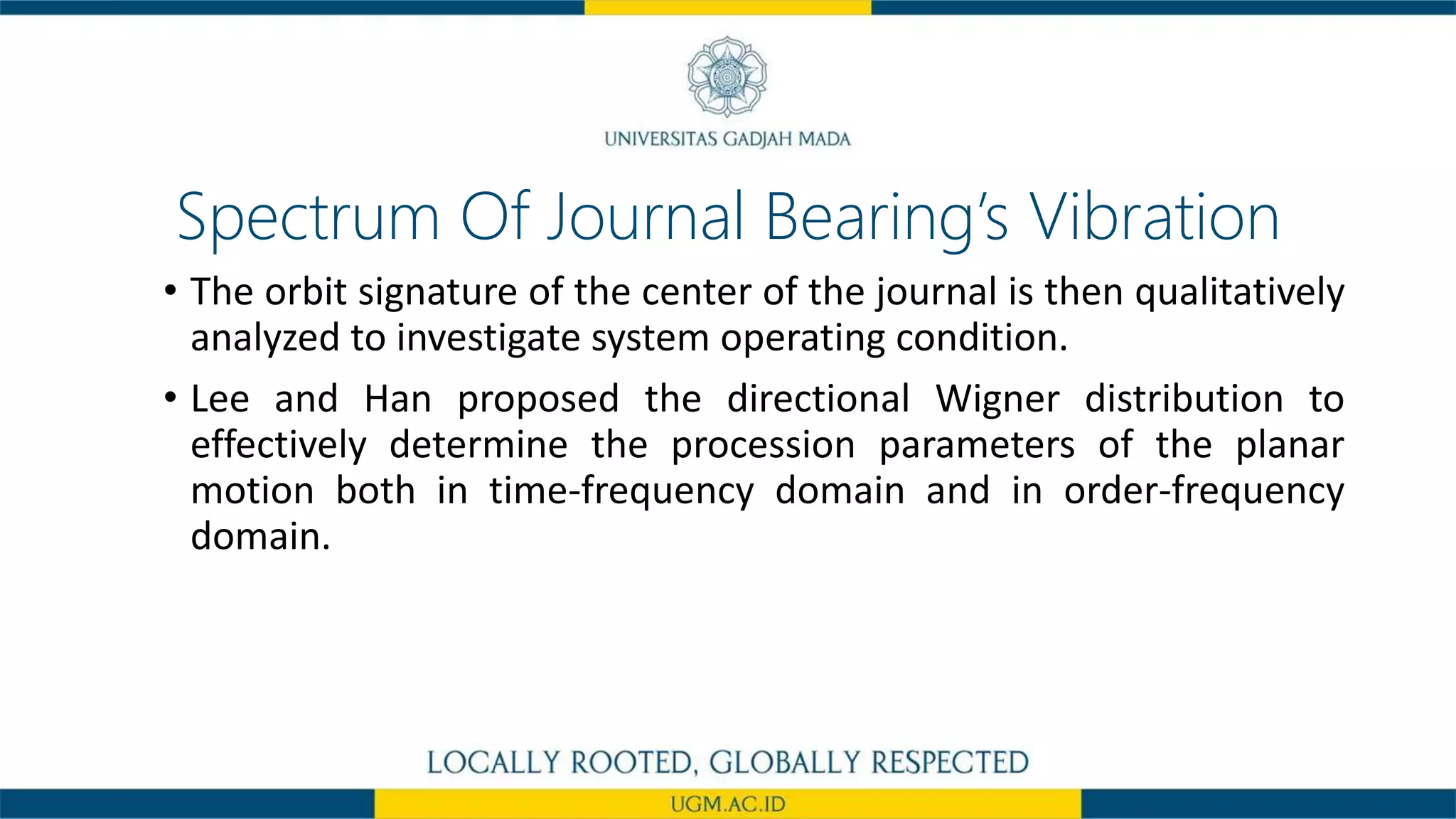 Vibration From Journal Bearing | PPTX