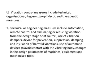 Vibration hazards - OH & S | PPTX