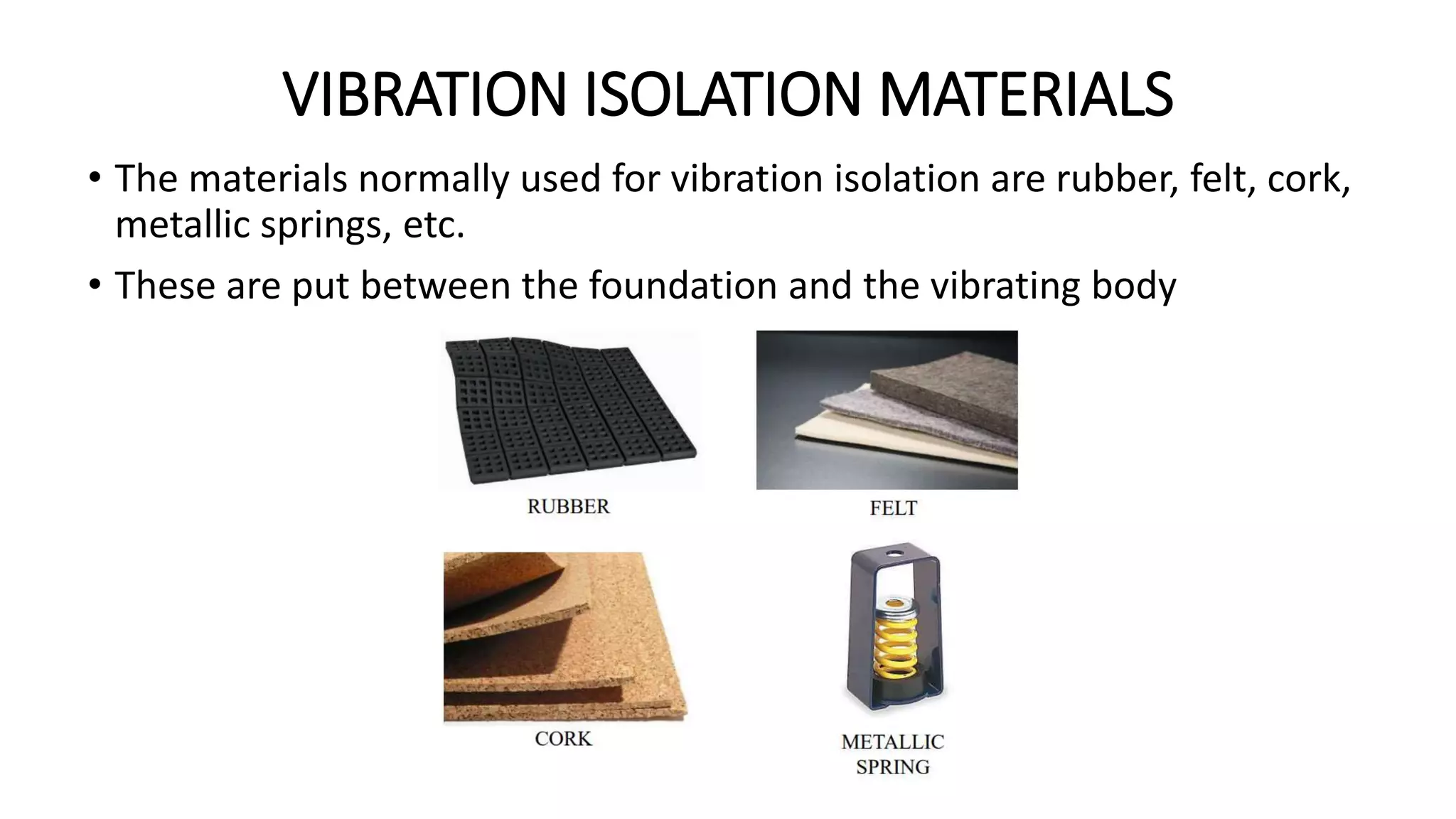 Vibration Isolation | PPTX