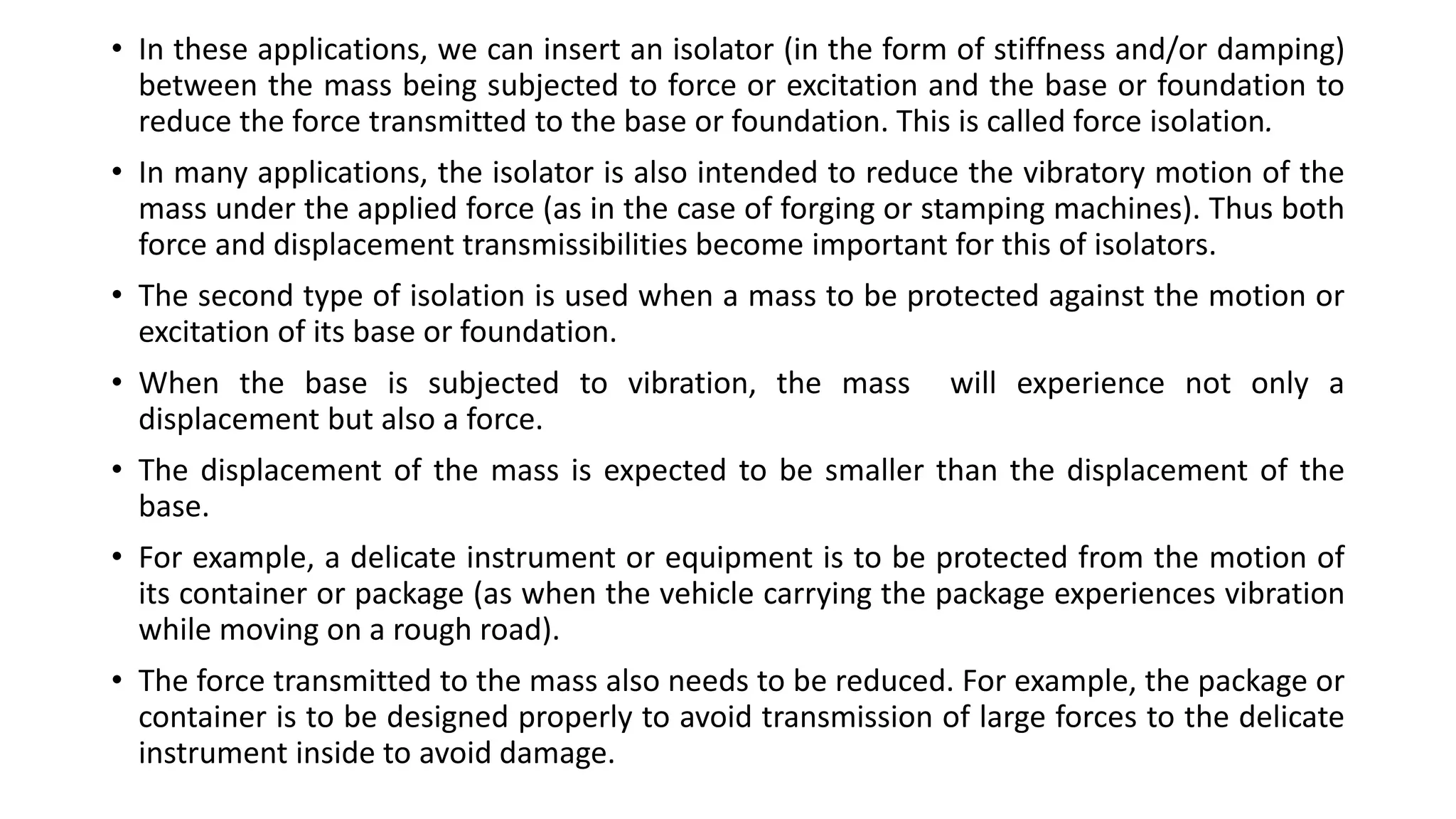 Vibration Isolation | PPTX